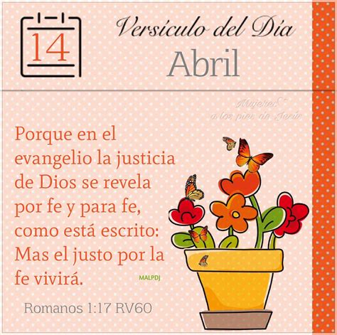Versículo Del Día abril 2019