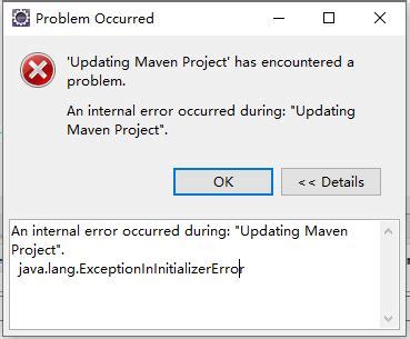 Eclipse Mavenan Internal Error Occurred During Updating Maven