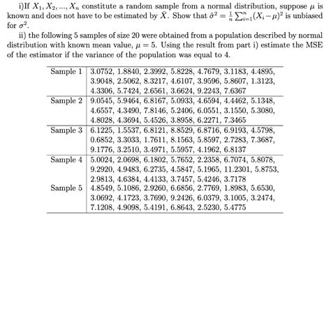 solved i if x1 x2 xn constitute a random sample from