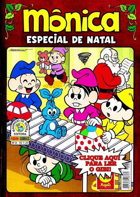Revistinha Especial de Natal da Turma da Mônica Nº 8 PANINI Turma