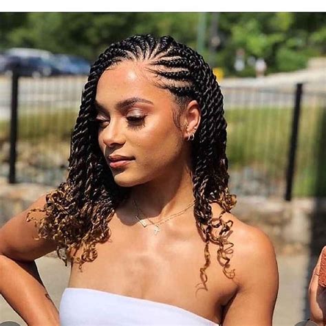 The 30 Hottest Twist Braid Styles Trending In 2021 Flat Twist