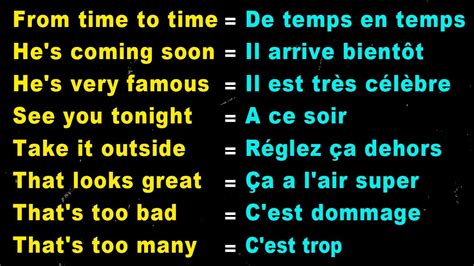 500 Phrases En Anglais Les Plus Courantes Most Common English Phrases