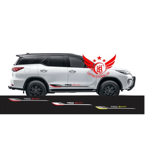 Jual Stiker Sticker List Toyota Trd Cutting Sticker Mobil Toyota