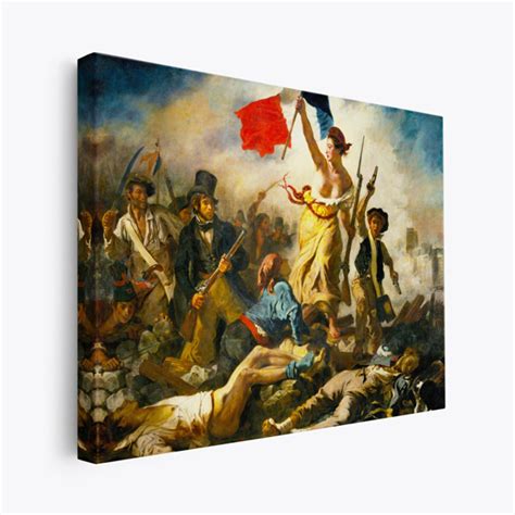 Cuadro de La libertad guiando al pueblo Eugène Delacroix