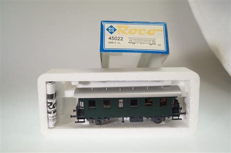 H0 ROCO 45022 Personenwagen SBB 2 Kl Neuw Ovp Gearontologist