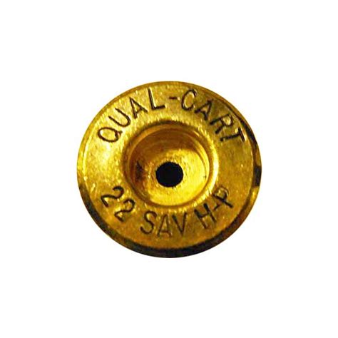 QUALITY CARTRIDGE BRASS 22 SAV H P UNPRIMED 20 BAG Graf Sons
