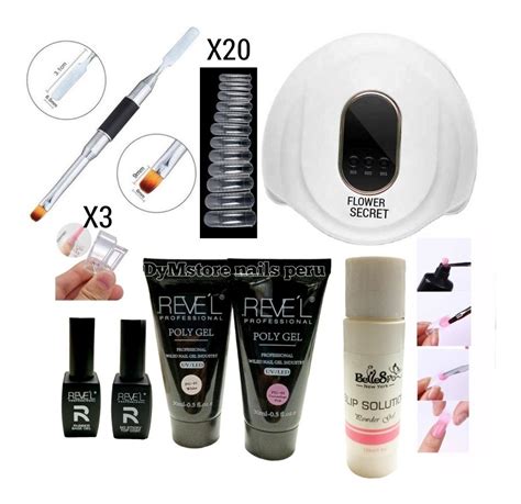 Kit Polygel Completo Para Extensiones De Uñas Cuotas sin interés