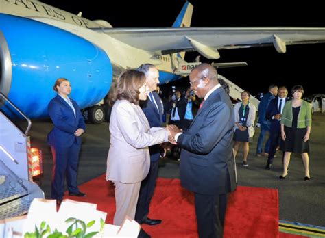 Makamu Wa Rais Wa Marekani Awasili Nchini Kamala Harris JAMHURI MEDIA