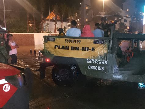 Por inundaciones traslada Octavo Batallón de Infantería a 162 personas