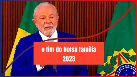 O fim do Bolsa Família em 2023 e o discurso preocupante de Lula YouTube