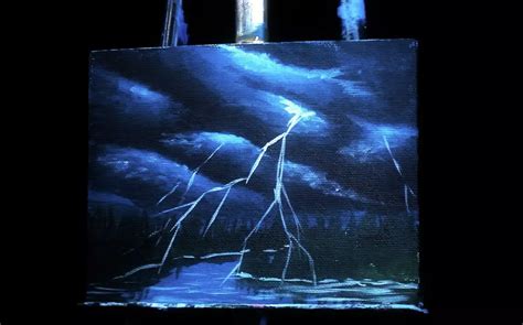 How To Paint Lightning 10 Amazing And Easy Tutorials Beach Canvas