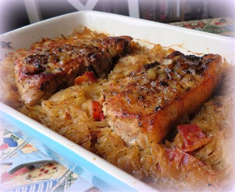 The English Kitchen Pork Chops Sauerkraut