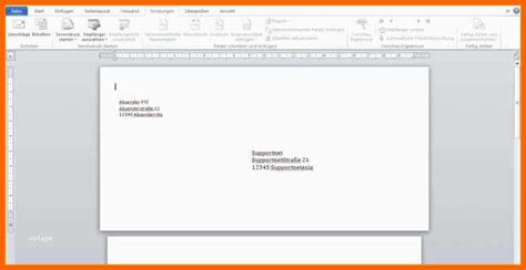 Ideal Briefumschlag Bedrucken Vorlage Word Wordde Kostenlos