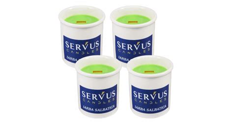 Set 4 Lumanari Parfumate Iarba Salbatica Cu Fitil Din Lemn Arhiva