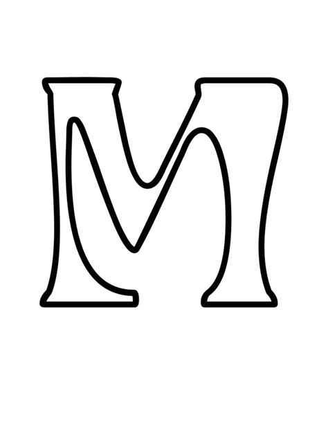 Free Printable Bubble Letters Fancy Bubble Letter M Artofit