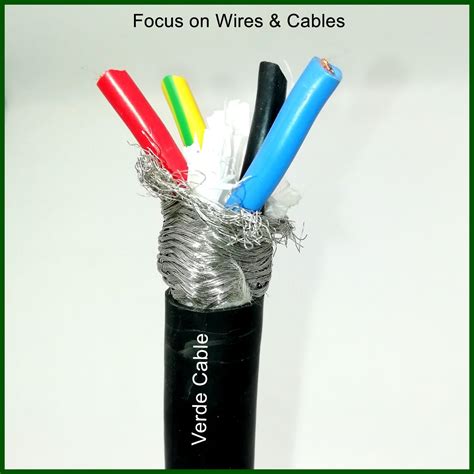 4 Core Pair Twisted Tinned Copper Wire Braid Shield PVC Electric