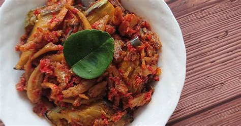 Resep Terong Balado Teri Oleh Zisca Cookpad