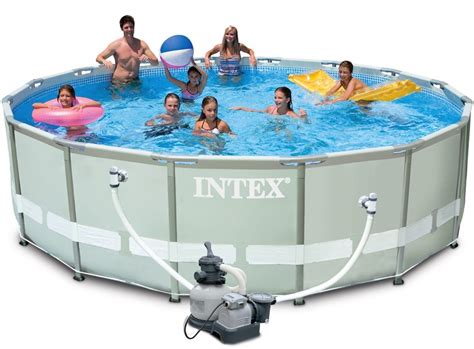 Piscina Intex Ultra Frame Fuori Terra Rotonda 1 Piscina Fuori Terra