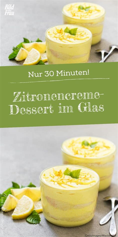 Schnelle Zitronencreme Im Glas Artofit