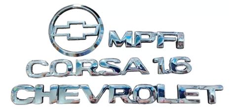 Kit Emblemas Corsa Chevrolet Mpfi Piezas Mercadolibre