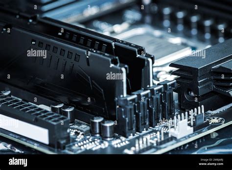 Ram Random Access Memory Modules Installed In A Modern Computer
