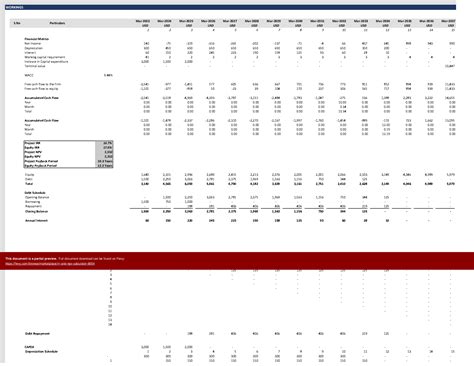 Excel Template IRR And NPV Calculator Excel Template XLSX Flevy