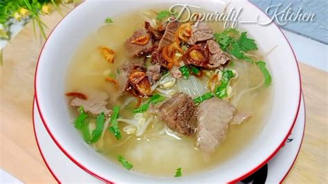 Resep Soto Daging Kuah Bening Khas Boyolali Dapurafif Youtube