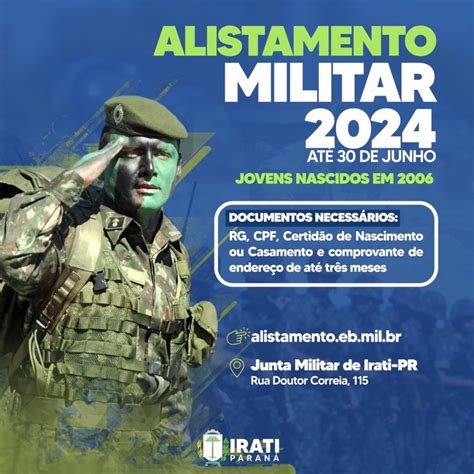 Junta de Serviço Militar inicia alistamento para jovens que completam