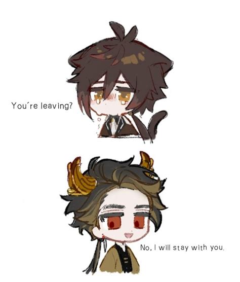 Zhongli And Azhdaha Genshin Impact Drawn By Sugar Danbooru