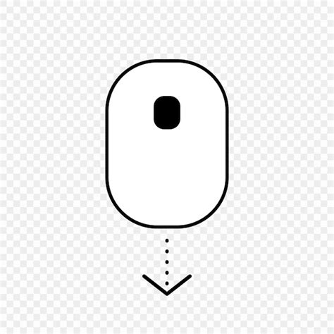 Premium Vector Scroll Down Computer Mouse Icon