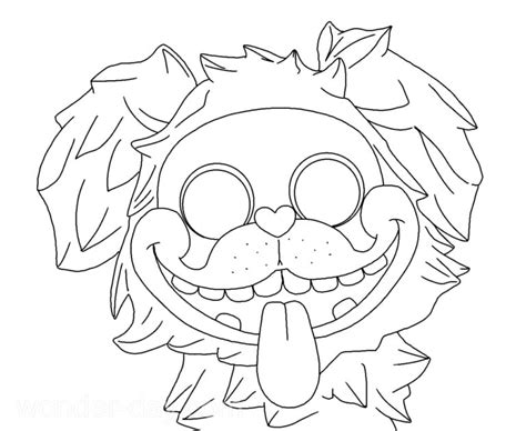 Coloriages Poppy Playtime Dessins à imprimer wonder day
