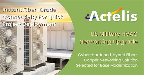 Actelis Selected To Upgrade HVAC Networking Solution For United States