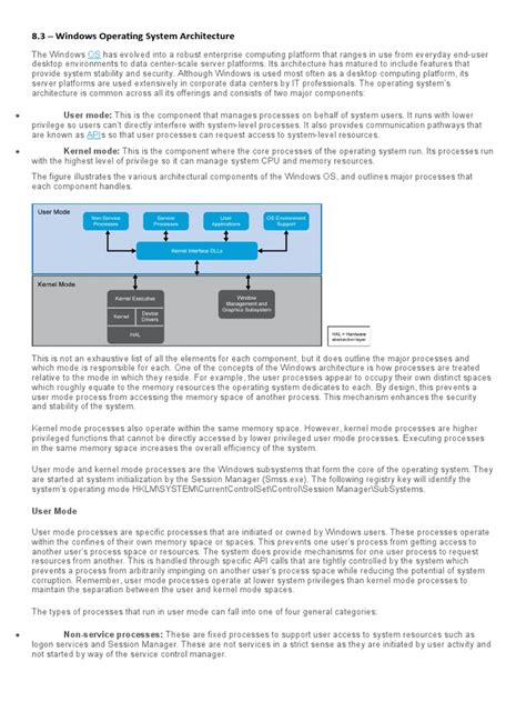 8 3 windows operating system architecture pdf kernel operating system operating system