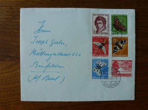Brief Pro Juventute 1955 Basel 31 XII 55 Kaufen Auf Ricardo