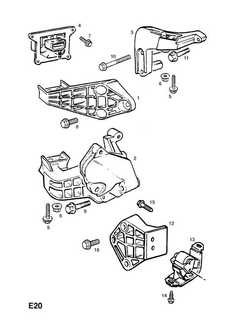 Opel Corsa B Tigra A Engine Mountings Contd Epc Online