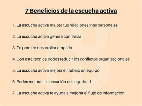 Ventajas De La Escucha Activa