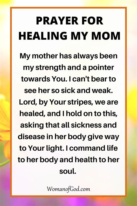 Powerful Prayers For My Mom