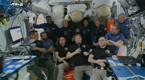 Onze Astronautes Bord De Liss Ciel Espace