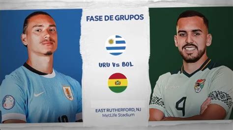 Dónde ver Uruguay vs Bolivia por la Copa América 2024