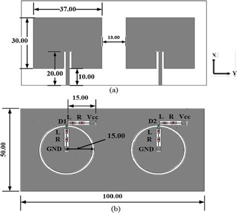 figure 1 from a frequency reconfigurable mimo antenna system for cognitive radio applications