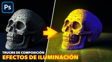 TRUCOS DE COMPOSICIÓN Efectos de iluminación en Photoshop YouTube