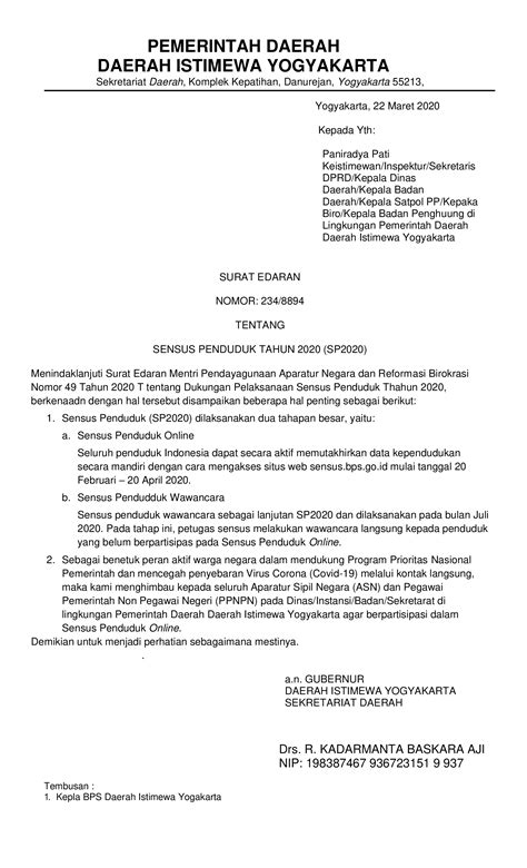 8 Contoh Surat Edaran Resmi Berbagai Keperluan Lengkap Blog Mamikos