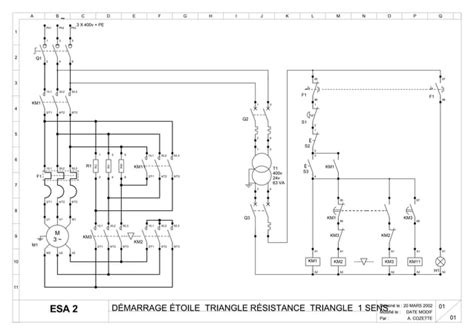 Toutes les schémas de démarrage d un moteur asynchrone par genie