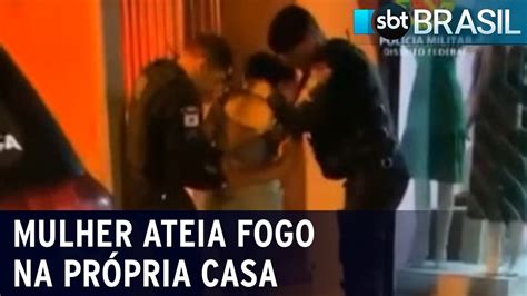 Mulher Ateia Fogo Na Pr Pria Casa Marido E Duas Filhas Pequenas