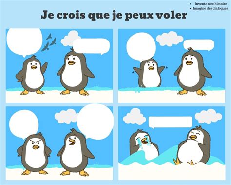 3 planches de BD à compléter activité enfant Papa positive