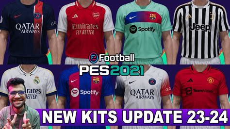 Pes New Kits Update Concept V Youtube