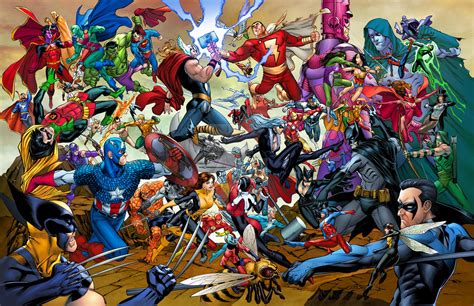 Marvel Vs DC Poster By TeoGonzalezColors On DeviantArt