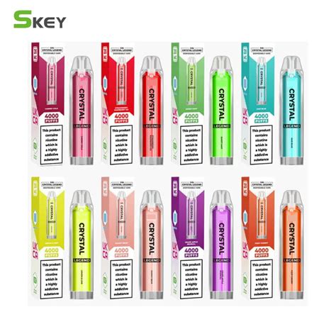 Crystal Legend 4000 Puffs Disposable Vape Pen E Cigarette China Sky