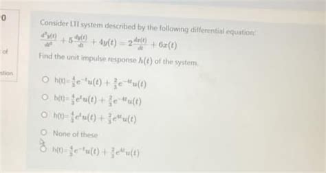 answered consider lti system described by the… bartleby