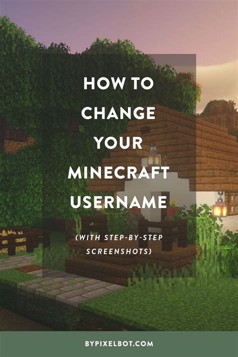 How To Change Your Minecraft Name With Step By Step Screenshots In